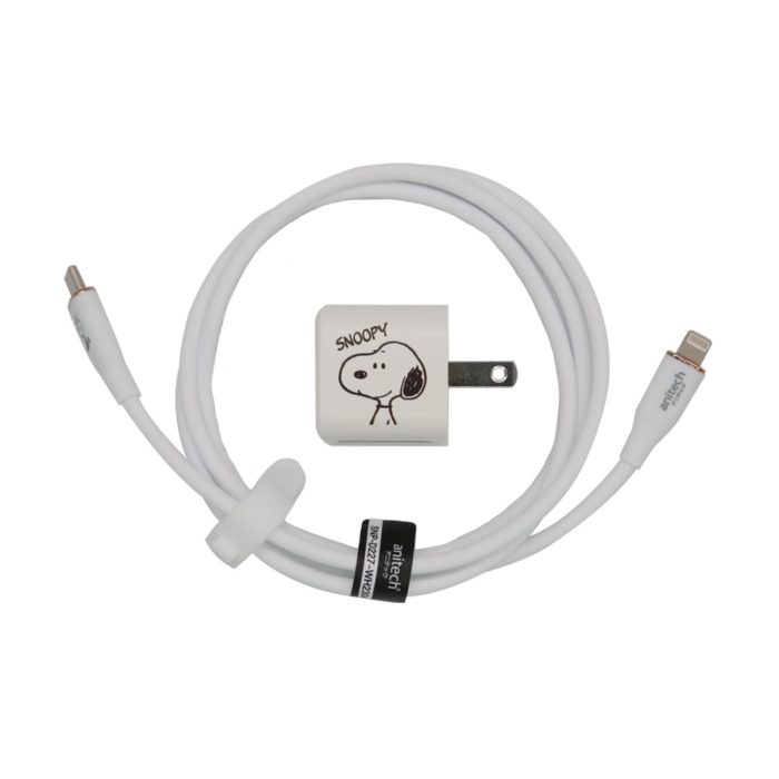 Anitech x Peanuts PD Charger แบบ Type C to Lightning รุ่น SNP-D227-WH ...